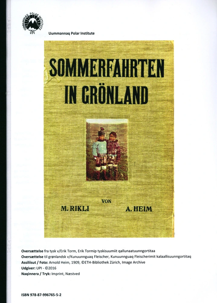 Sommerrejser i Grønland af Arnold Heim - oversætter: Erik Torm | Bog & idé