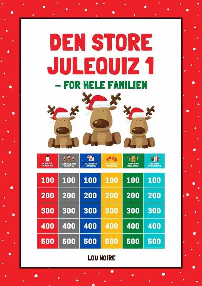 Den Store Julequiz - for hele familien af Lou Noire | Bog & idé