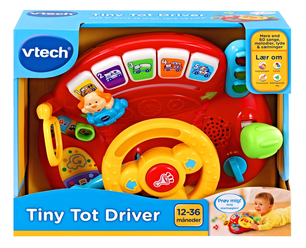 Vtech Baby Tiny Tot Instrumentbræt DK | VTECH | Bog & idé