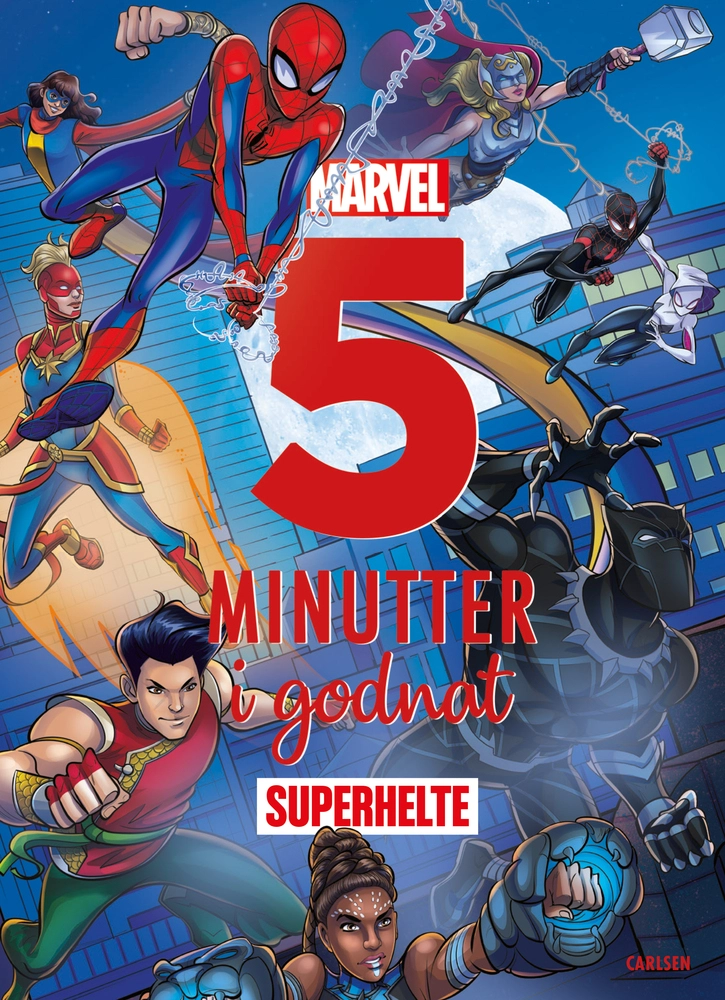 Fem minutter i godnat - Superhelte af Marvel | Bog & idé