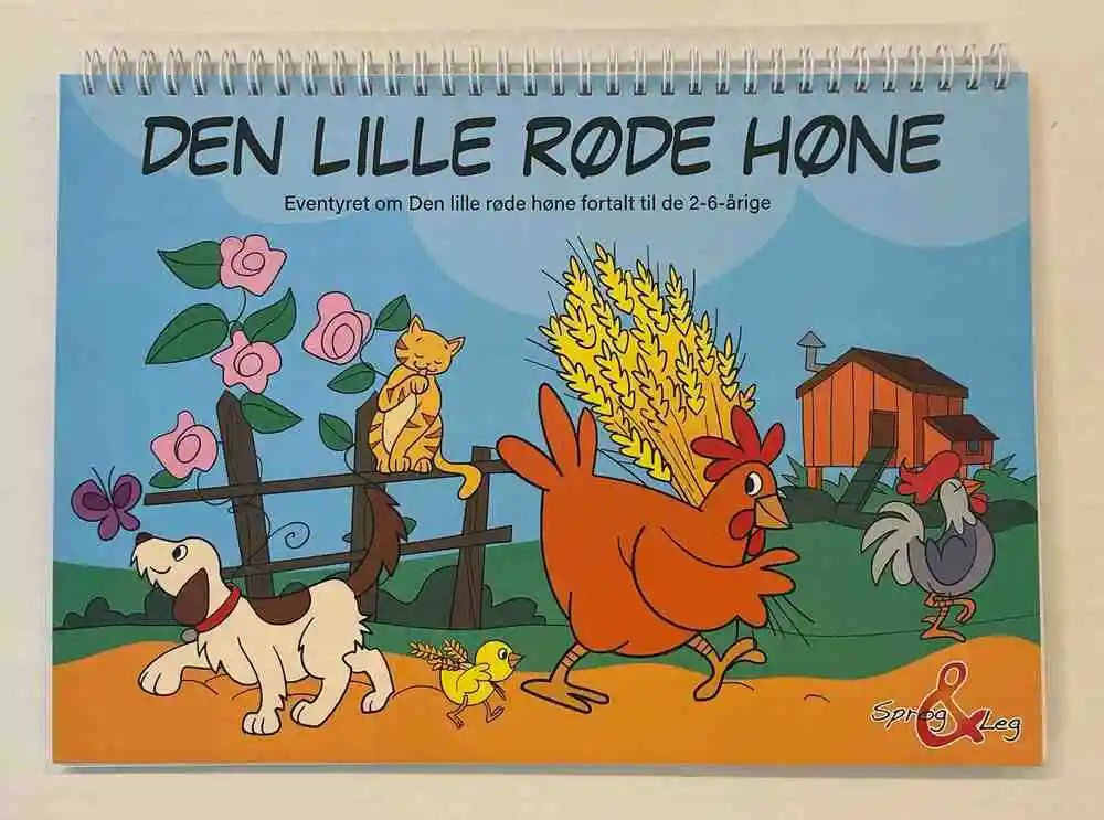 Den lille røde høne af Anne Lindhard og Sprog & Leg | Bog & idé