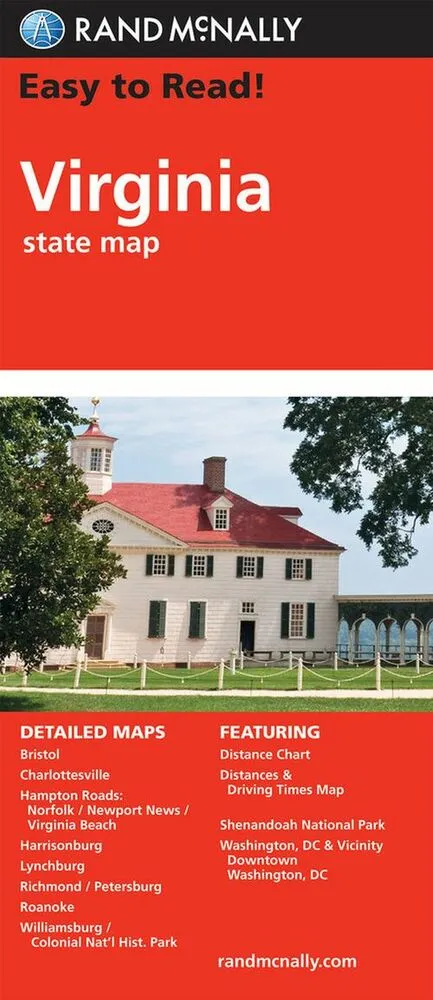 Virginia State Map Rand McNally af Rand McNally | Bog & idé