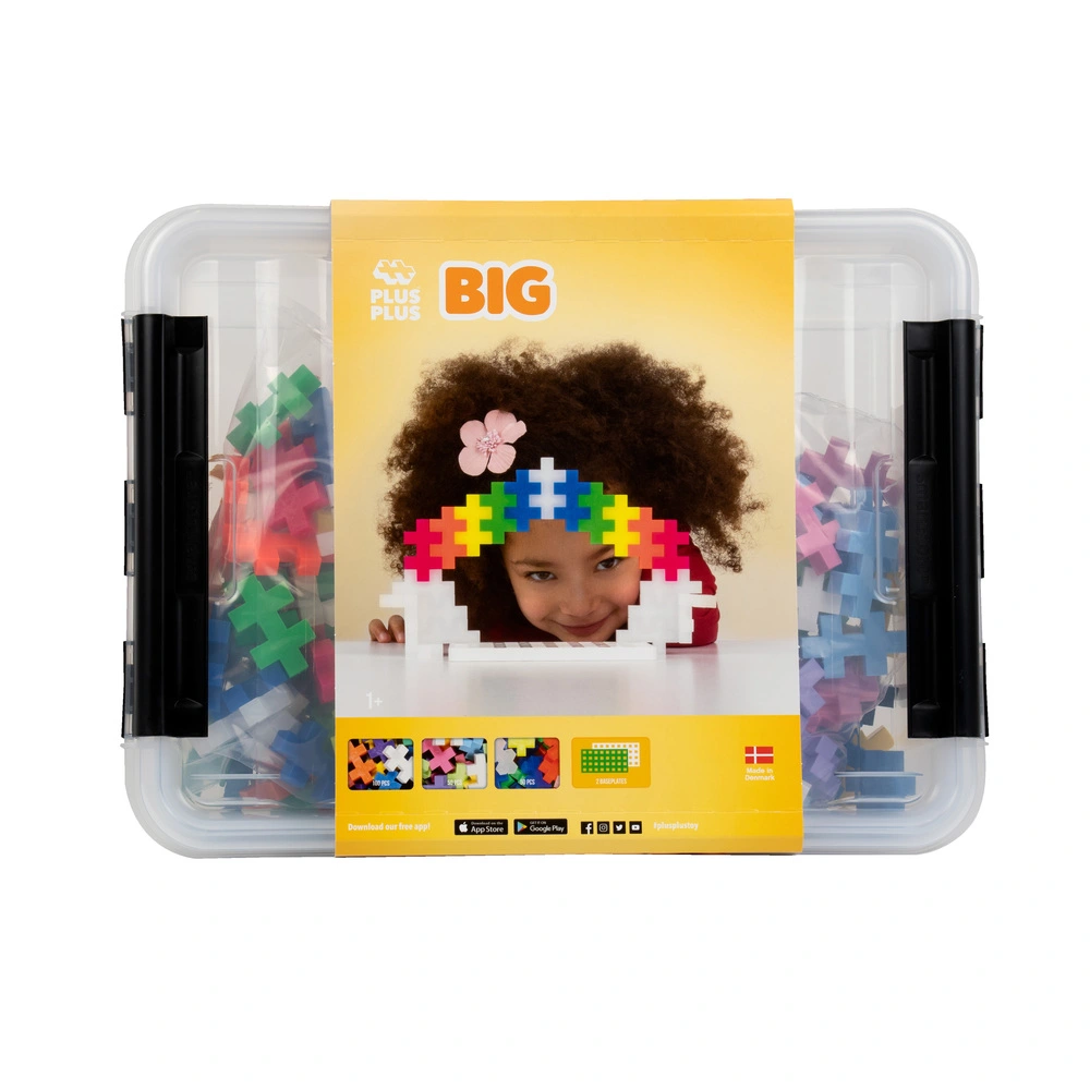 Plus-Plus BIG Storage Box Mix 200 stk | Plus Plus | Bog & idé