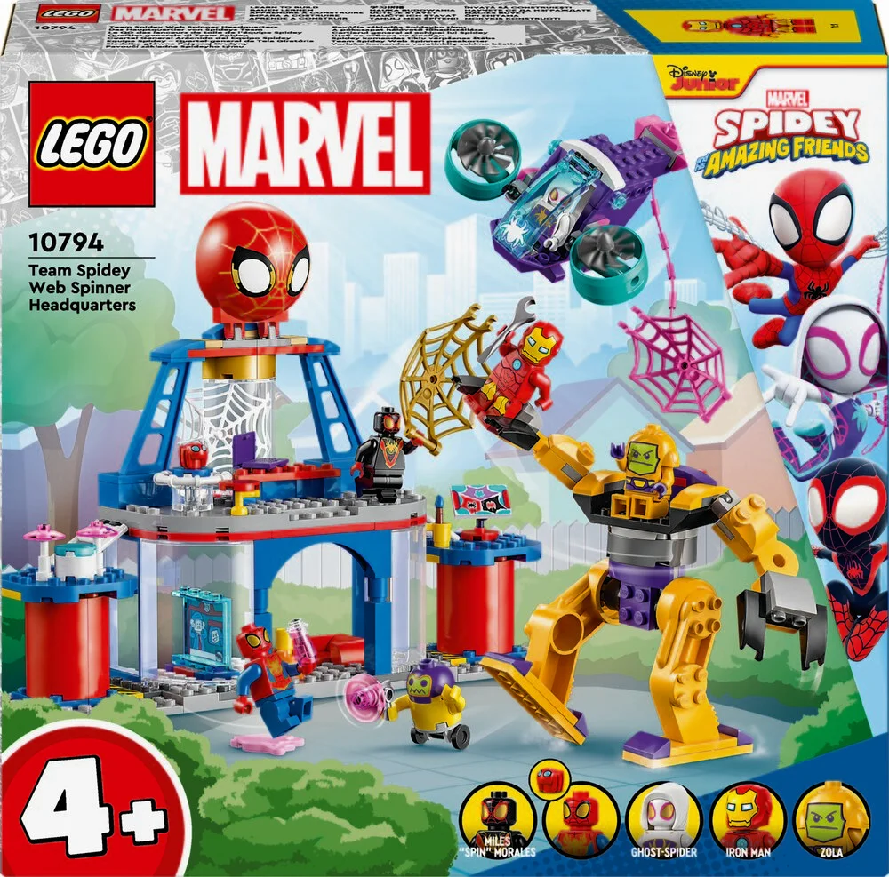10794 LEGO Spidey Team Spideys netspinder-hovedkvarter | LEGO | Bog & idé