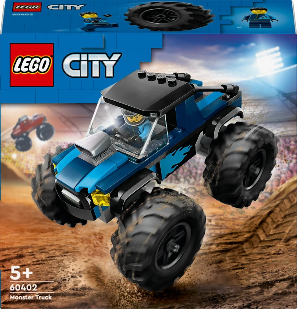 60402 LEGO City Great Vehicles Blå monstertruck | LEGO | Bog & idé