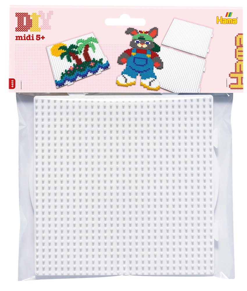 HAMA PERLEPLADE FIRKANTET 2 STK | Hama | Bog & idé