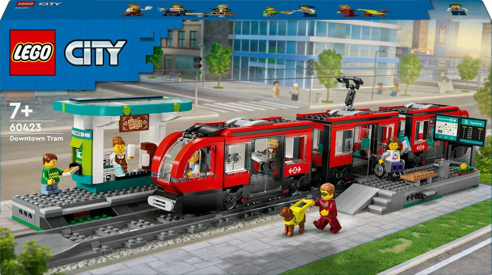 60423 LEGO City Trains Sporvogn og station | LEGO | Bog & idé