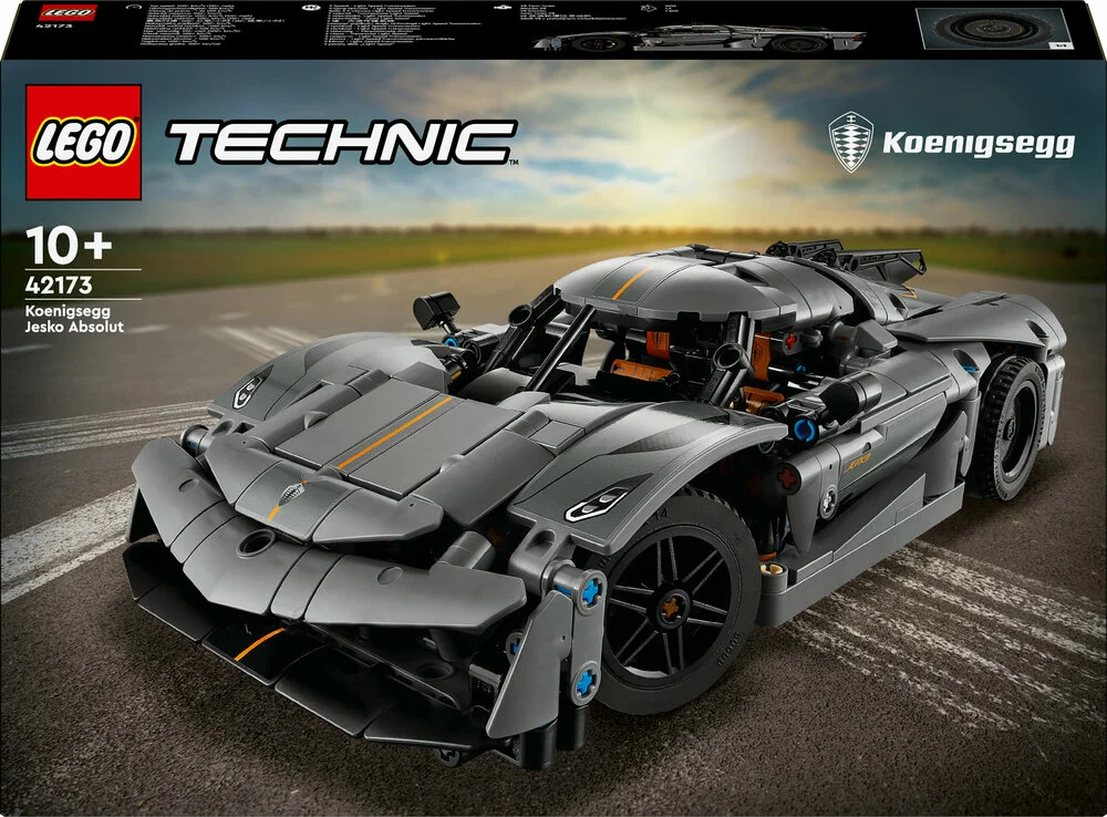 42173 LEGO Technic Koenigsegg Jesko Absolut-hyperbil grå | LEGO | Bog & idé