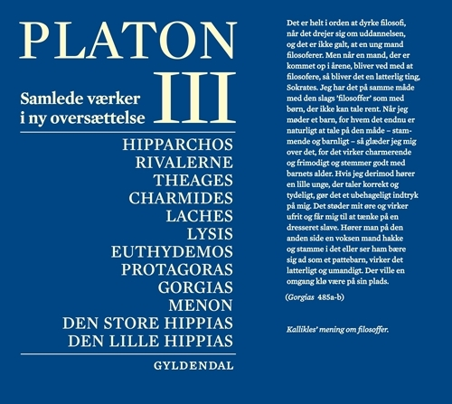 Platon Bind 3 af Platon,Platon . | Bog & idé