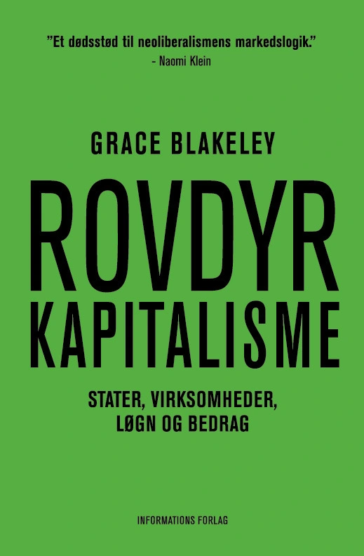 Rovdyrkapitalisme af Grace Blakeley | Bog & idé