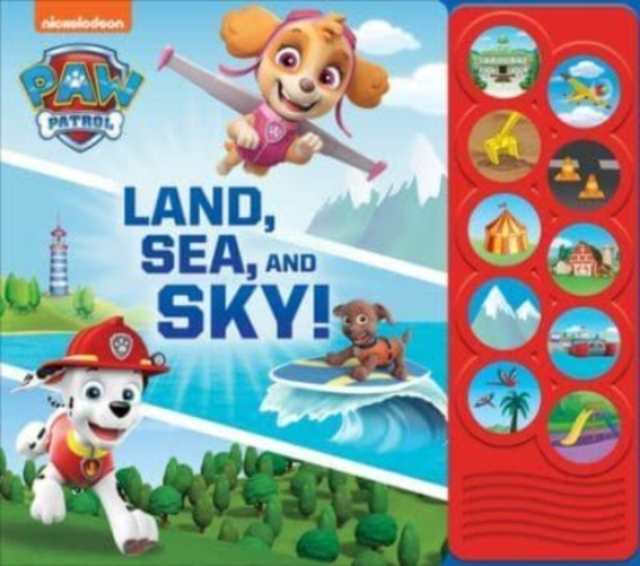 Nickelodeon Paw Patrol Land Sea And Sky Sound Book af PI Kids | Bog & idé