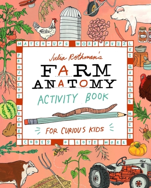 Julia RothmanS Farm Anatomy Activity Book Match-Ups Word Puzzles ...