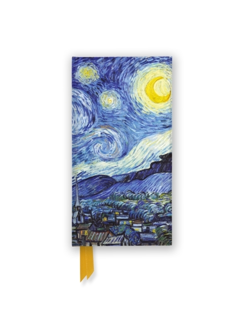 Vincent Van Gogh Starry Night Foiled Slimline Journal af | Bog & idé