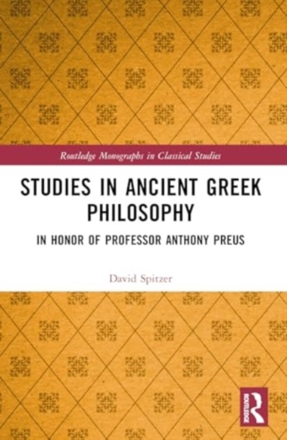 Studies In Ancient Greek Philosophy In Honor Of Professor An af D. M ...