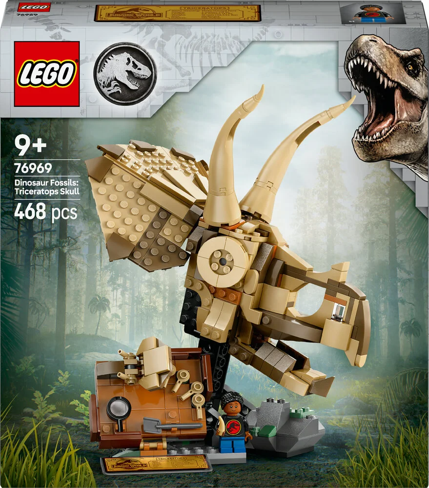 76969 LEGO Jurassic World Dinosaurfossiler Triceratops-kranium | LEGO ...