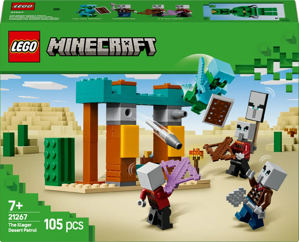 21267 LEGO Minecraft Illager-ørkenpatruljen | LEGO | Bog & idé