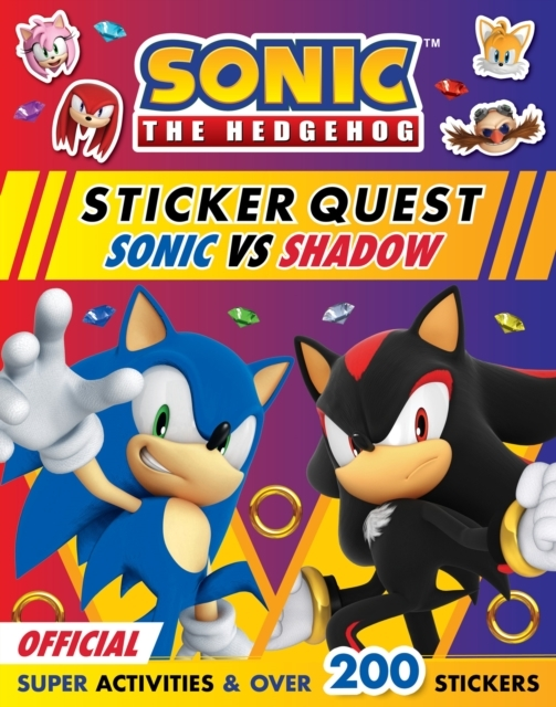 Sonic The Hedgehog Sticker Quest Sonic Vs Shadow af Sonic The Hedgehog ...