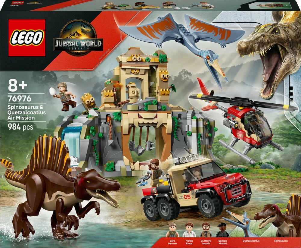 76976 LEGO Jurassic World Luftmission Spinosaurus og quetzalcoatlus ...