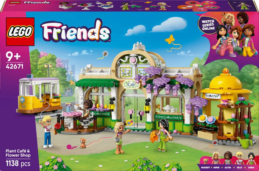 42671 LEGO Friends Plantecafé og blomsterbutik | LEGO | Bog & idé