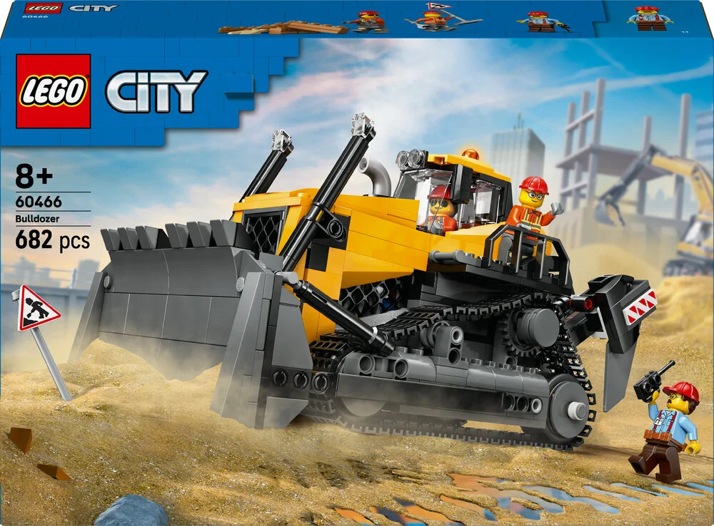 60466 LEGO City Gul bulldozer | LEGO | Bog & idé