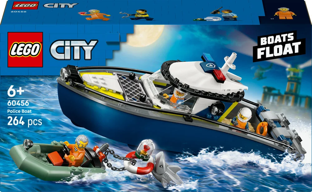 60456 LEGO City Politibåd på forbryderjagt | LEGO | Bog & idé