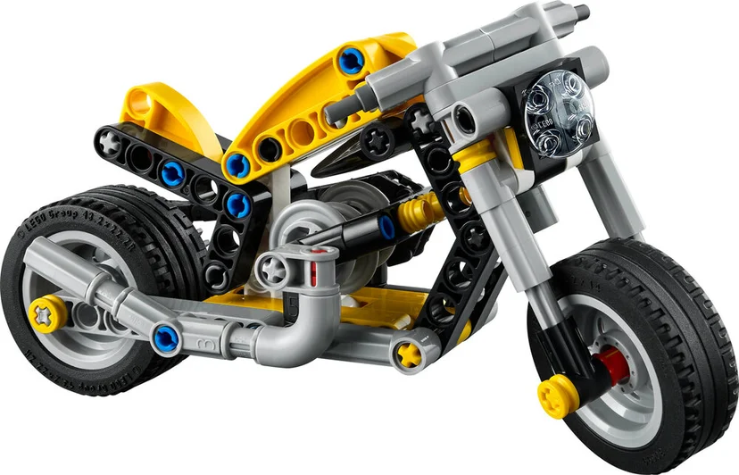 Køb 42225 LEGO Technic Gul motorcykel LEGO hos Legekæden
