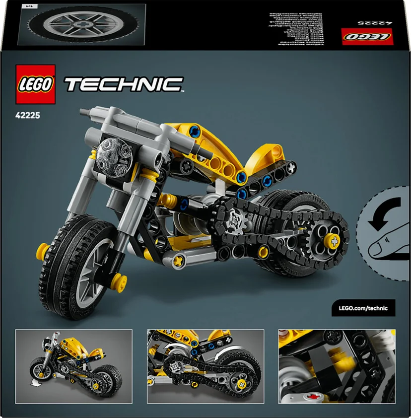 42225 LEGO Technic Gul motorcykel | LEGO | Bog & idé