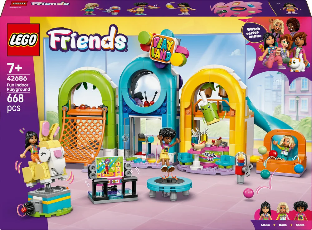 42686 LEGO Friends Sjovt indendørs legeland | LEGO | Bog & idé
