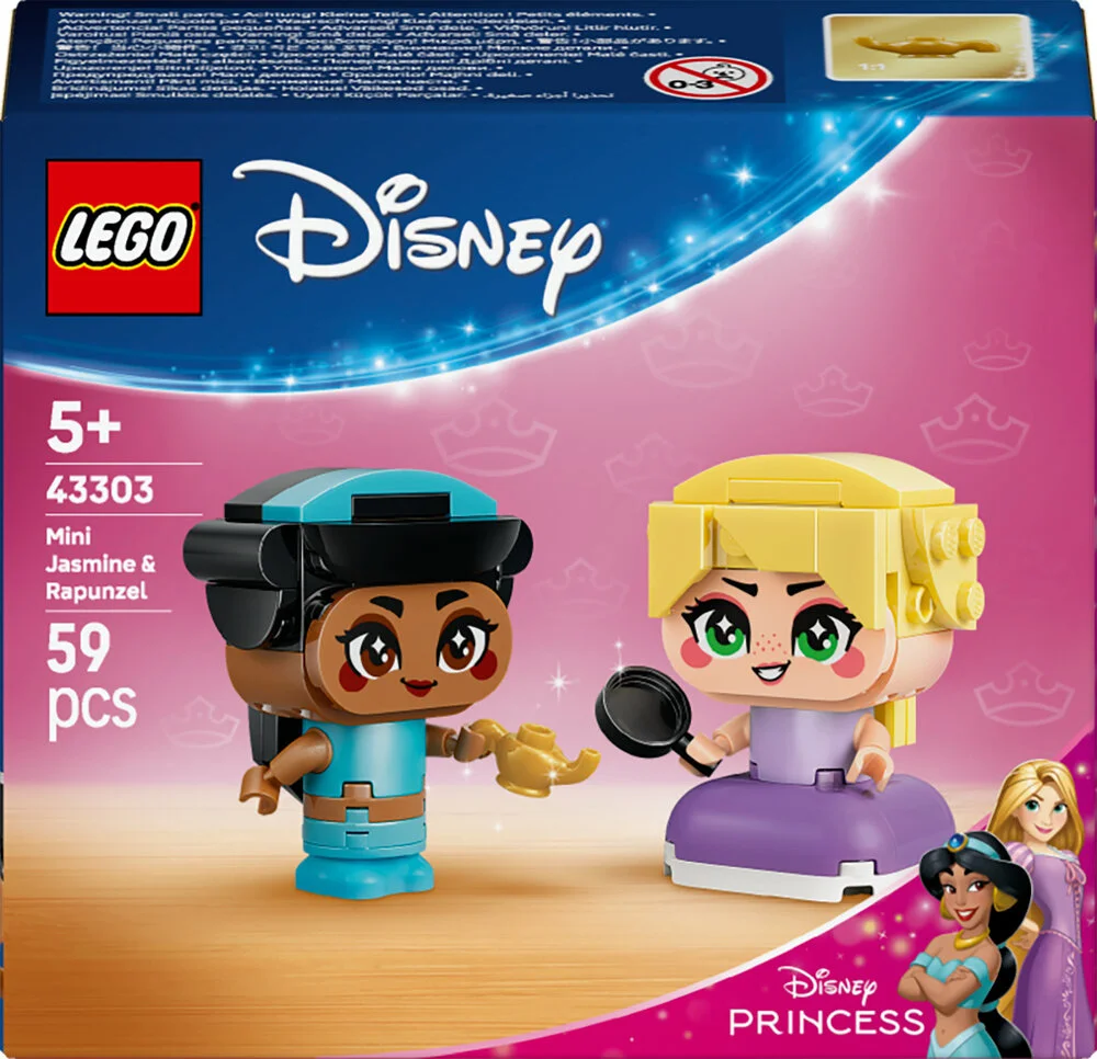 43303 LEGO Disney Minimodeller af Jasmin og Rapunzel | LEGO | Bog & idé