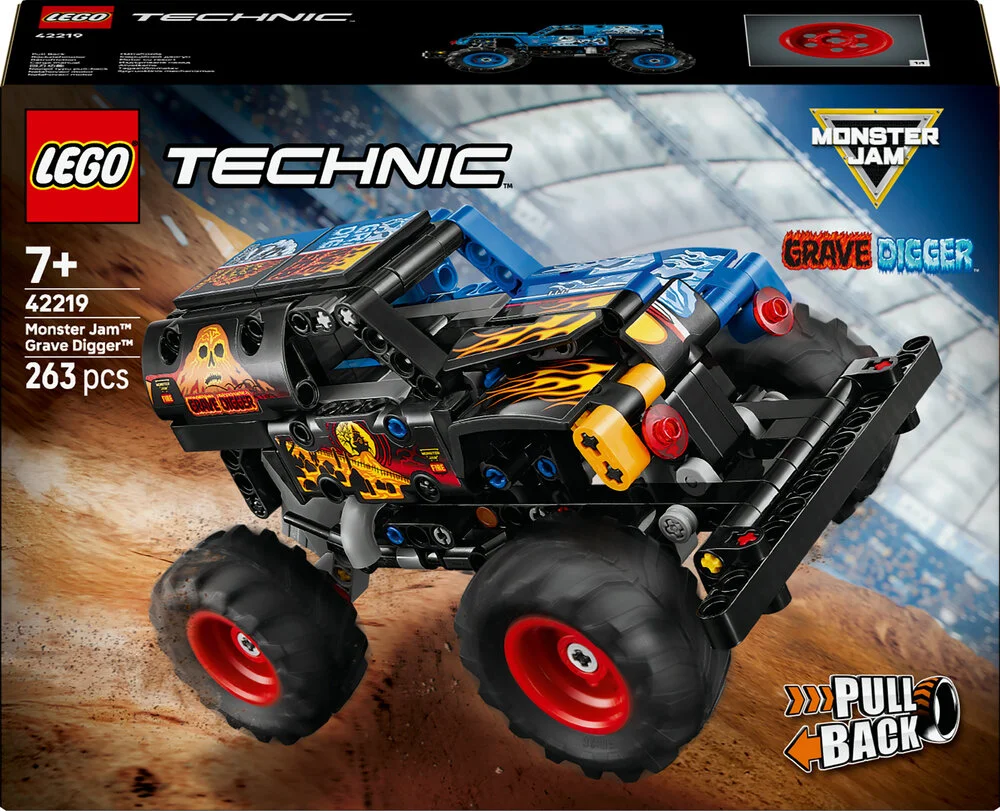42219 LEGO Technic Monster Jam Grave Digger Fire and Ice | LEGO | Bog & idé