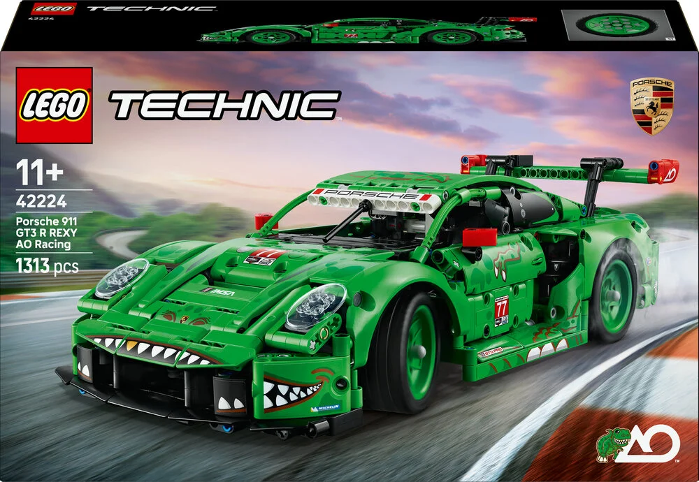 42224 LEGO Technic Porsche 911 GT3 R REXY AO Racing-racerbil | LEGO ...